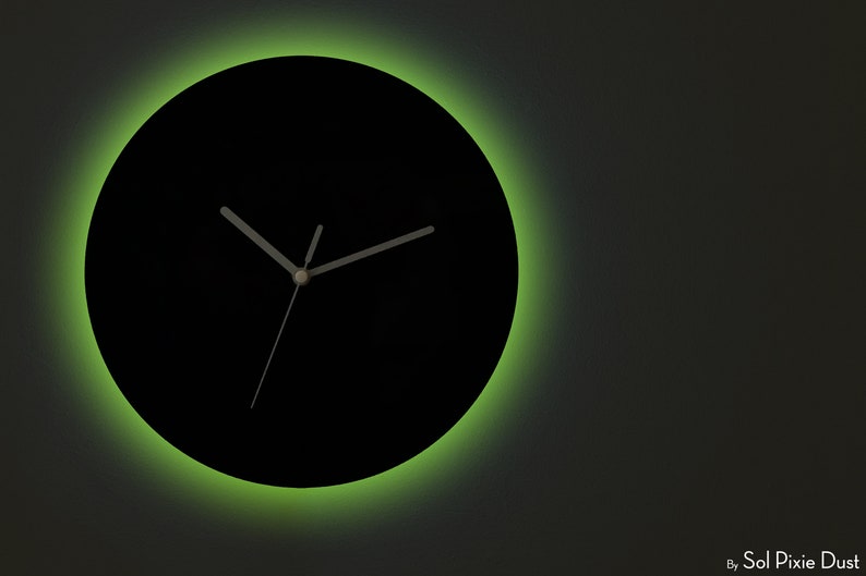 Blue Moon Moon Wall Clock Room Decor Wall Clock Unique - Etsy