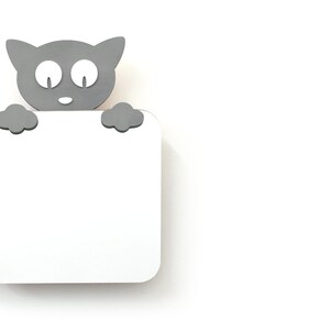Safety Mirror Kitten Gray With LED Light - Wall Decor Mirror - Nursery ...