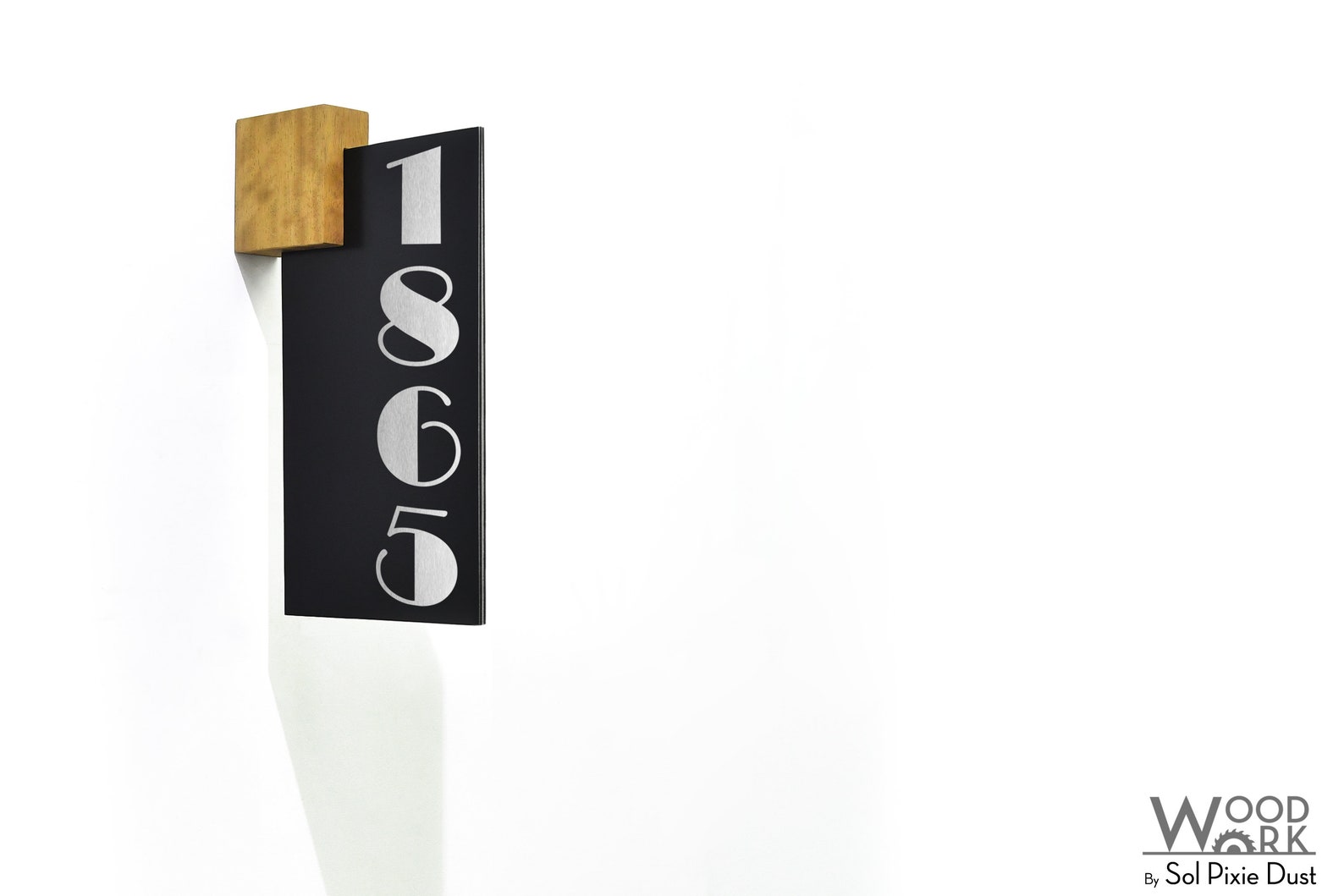 Modern Projecting Sign Black Aluminum ACP and Fiber Laser - Etsy