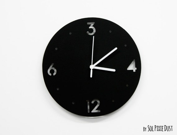 Whatever Numbers in the Wrong Order Wall Clock | Etsy