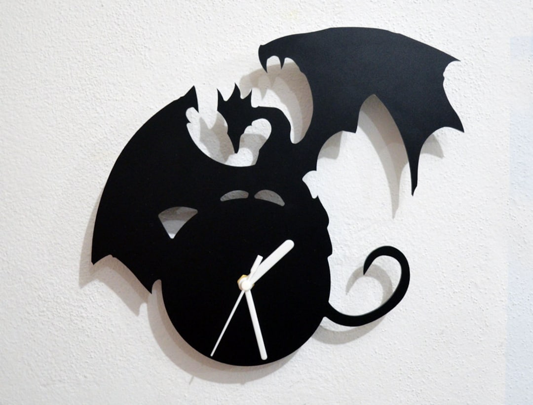 Dragon - Wall Clock - Etsy