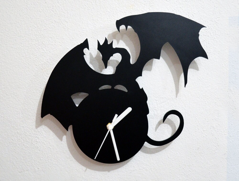 Dragon Wall Clock - Etsy