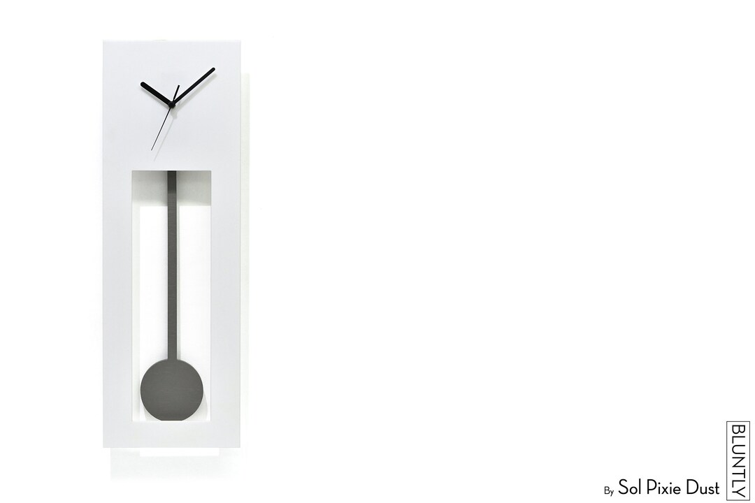 Bluntly Modern Design - Modern Grandfather Pendulum - Wall Clock ...