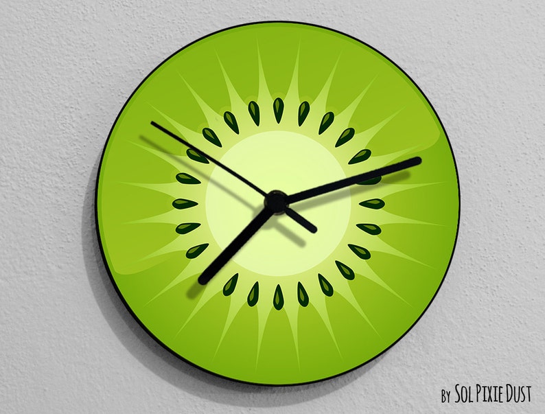 Kiwifruit Fruit Wall Clock - Etsy