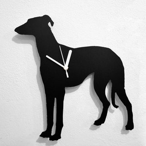Greyhound Dog - Wall Clock Silhouette - Etsy