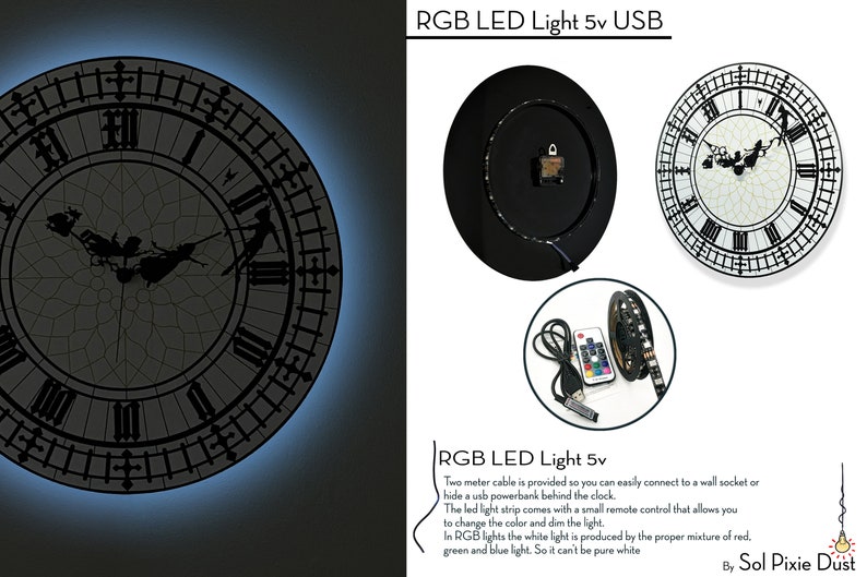 Marijuana It's 4:20 Somewhere - Wall Clock - RGB LED 5V Option - Etsy