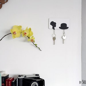 His and Hers Key Holder - Set of 2 Key Chains - Etsy