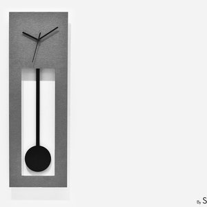 Bluntly Modern Design Modern Grandfather Pendulum Wall Clock / Table ...