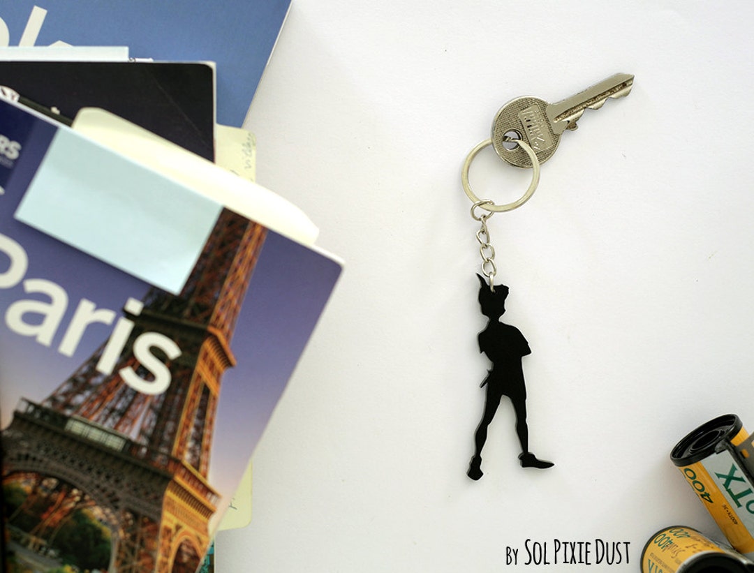 Key Chain - Peter Pan Silhouette - Etsy