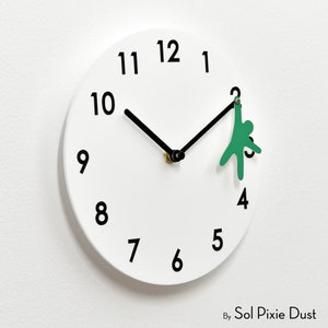 Minimalist Wall Clock With CLOCK FACE - Hanging Man - Wall Decoration ...
