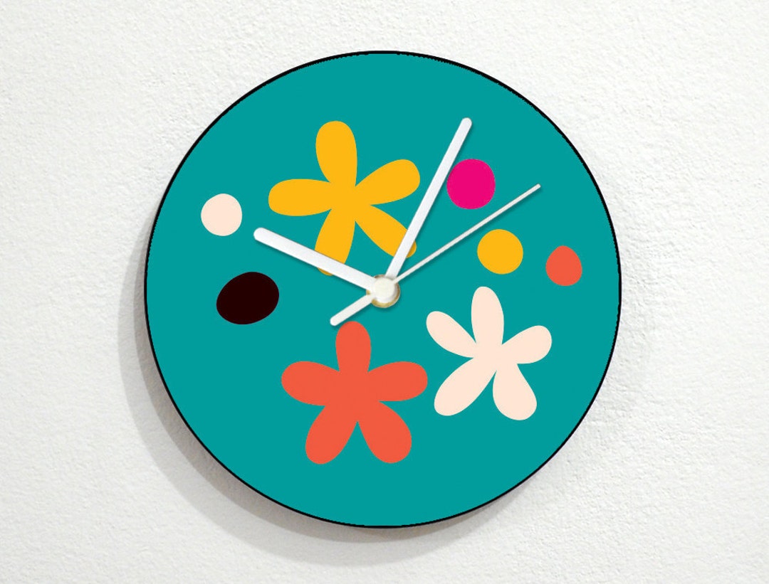 Daisies - Wall Clock - Etsy