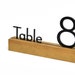 Modern Table Numbers Sign Wooden Table Number Stand Table Numbers ...