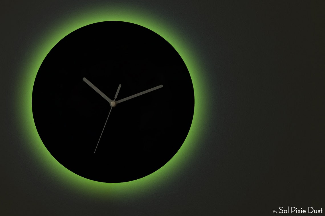 Marijuana It's 4:20 Somewhere - Wall Clock - RGB LED 5V Option - Etsy