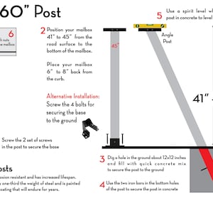 Extra Large Mailbox - Post Mounted - With 12V LED Light & Light Sensor ...