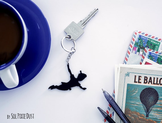 Key Chain Peter Pan Silhouette | Etsy