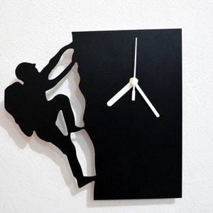 Climber Silhouette - Wall Clock - Etsy
