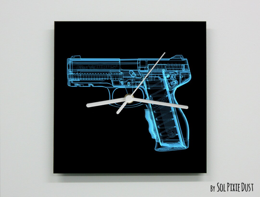 X-ray Gun Wall Clock - Etsy