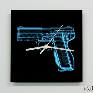X-ray Gun Wall Clock - Etsy