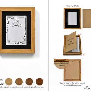 Le Cadre Picture Frames, Modern Wooden Photo Frames Made With African ...