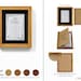Le Cadre Picture Frames, Modern Wooden Photo Frames Made With African ...