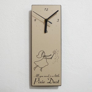 All You Need is a Little Pixie Dust - Wall Clock - Etsy