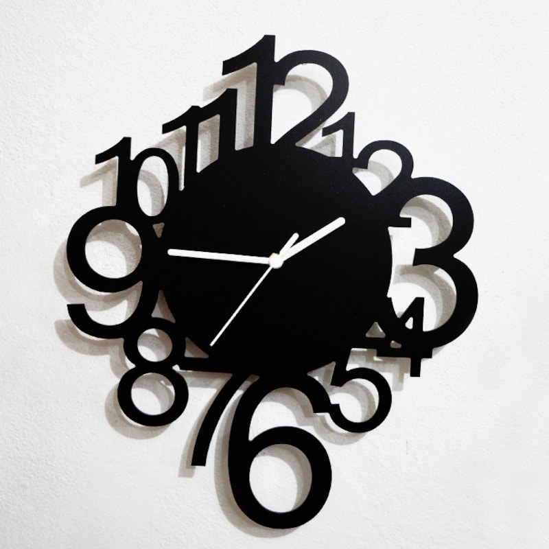 Wall Clock With Numbers - Etsy