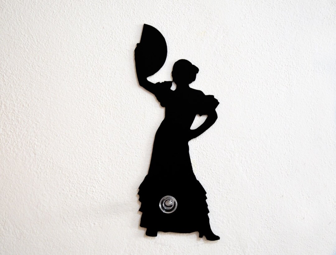 Flamenco Dancer Silhouette-wall Hook / Coat Hook / Key Hanger - Etsy