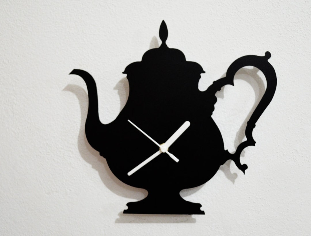 Teapot - Wall Clock - Etsy