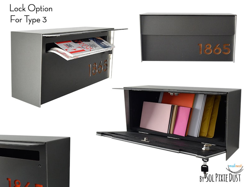 Lock Option for My Mailboxes Types 1,2,3 ( Purchasable Only With My ...