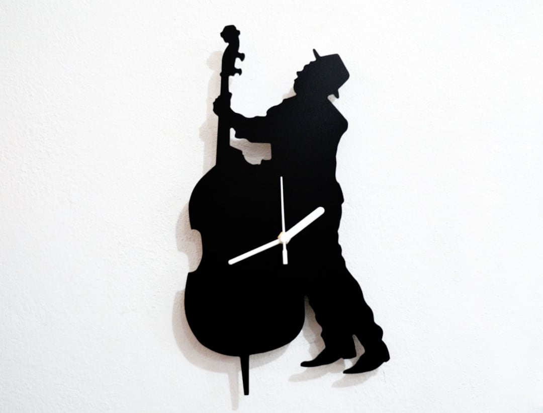 Cello Jazz Musician - Wall Clock - Etsy
