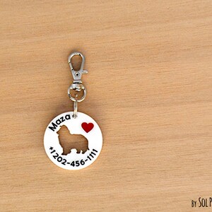 Dog Tag Shetland Sheepdog Personalized Pet ID, Pet Accessory - Etsy