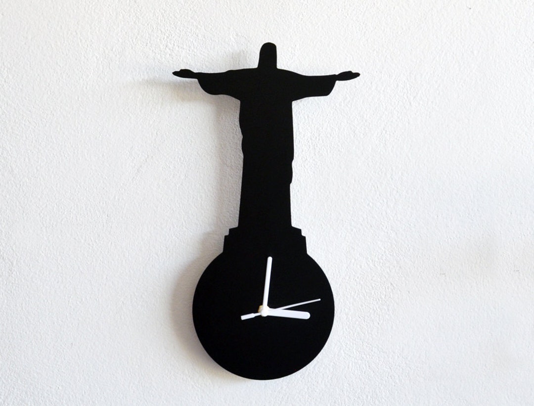 Rio De Janeiro Jesus Brazil Monument - Wall Clock - Etsy