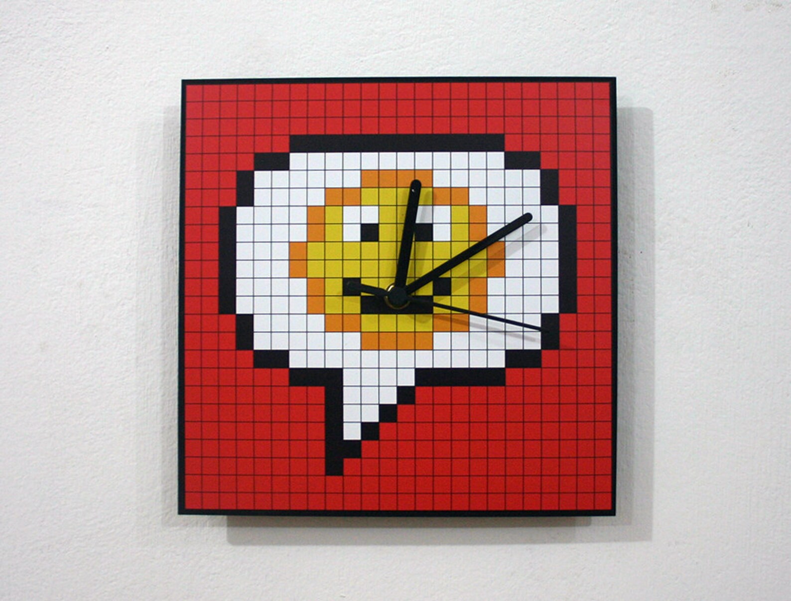 Smile Pixel Wall Clock - Etsy
