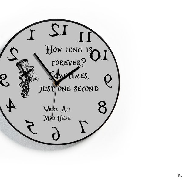 Backwards Clock - Etsy