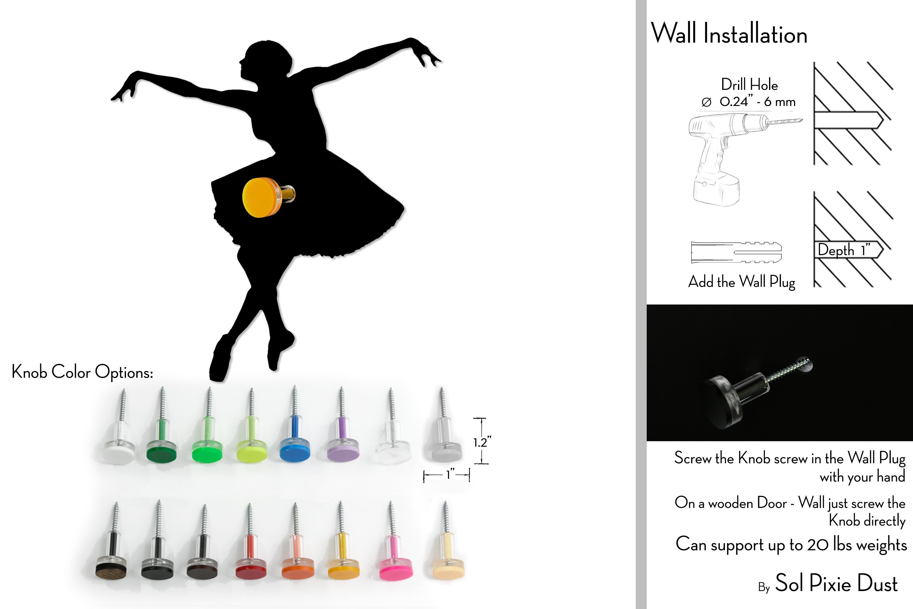 Flamenco Dancer Silhouette - Wall Hook / Coat Hook / Key Hanger - Etsy