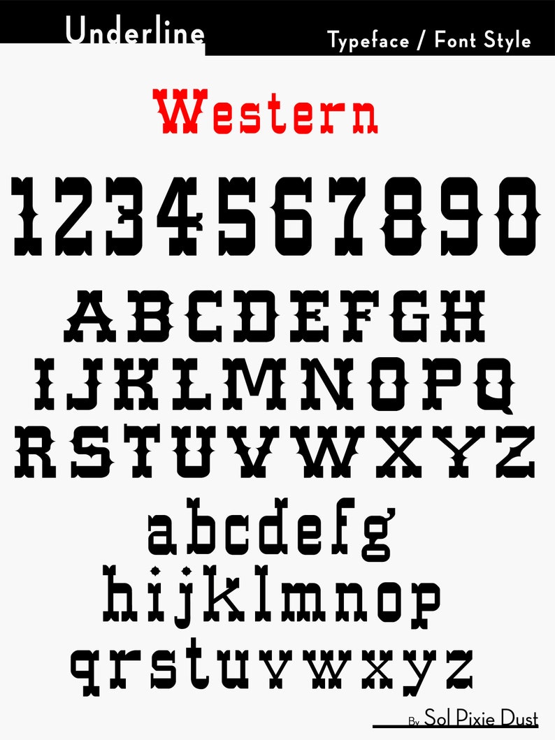 Western Modern House Numbers - Black With Black Acrylic - Contemporary ...