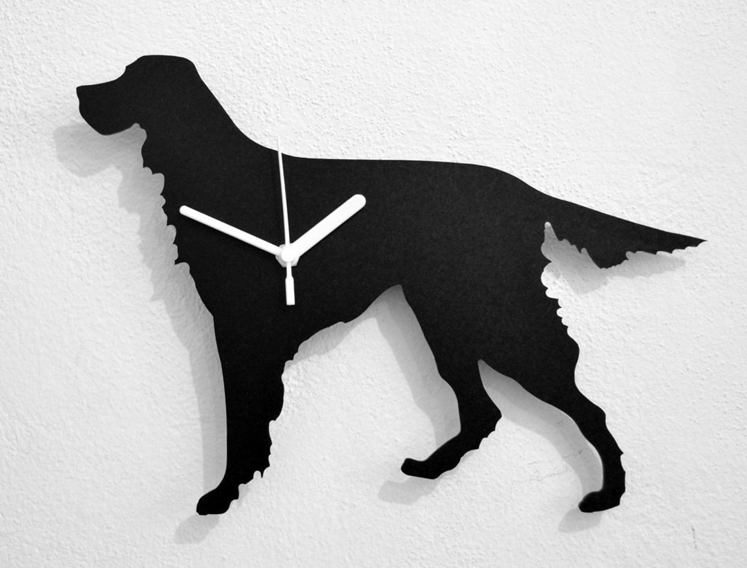Gordon Setter Dog - Wall Clock Silhouette - Etsy