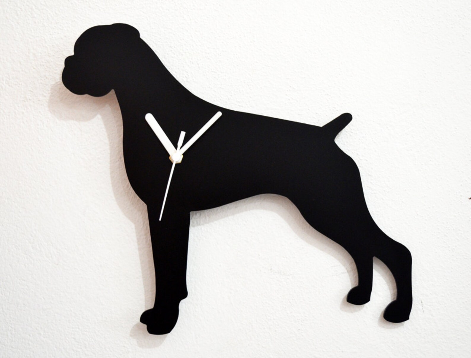 Boxer Dog Wall Clock Silhouette - Etsy