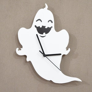 Halloween Cute Ghost Silhouette Wall Clock - Etsy