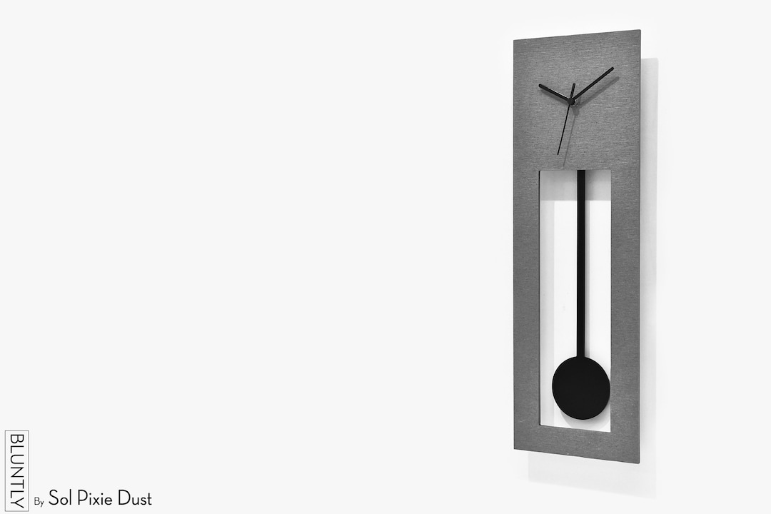 Bluntly Modern Design - Modern Grandfather Pendulum - Wall Clock ...