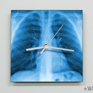 X-ray Lungs Wall Clock - Etsy
