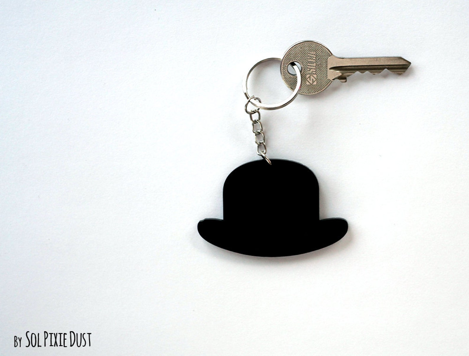 Key Chain Old Fashioned Men Hat Silhouette - Etsy