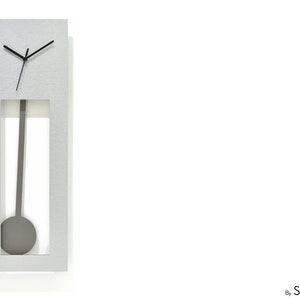 Bluntly Modern Design Grandfather Pendulum Wall Clock / - Etsy