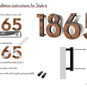 Modern House Numbers Letters - Brushed Silver Aluminum - Mailbox ...