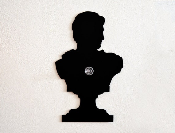 Greek Statue Bust Silhouette wall Hook / Coat Hook / Key | Etsy