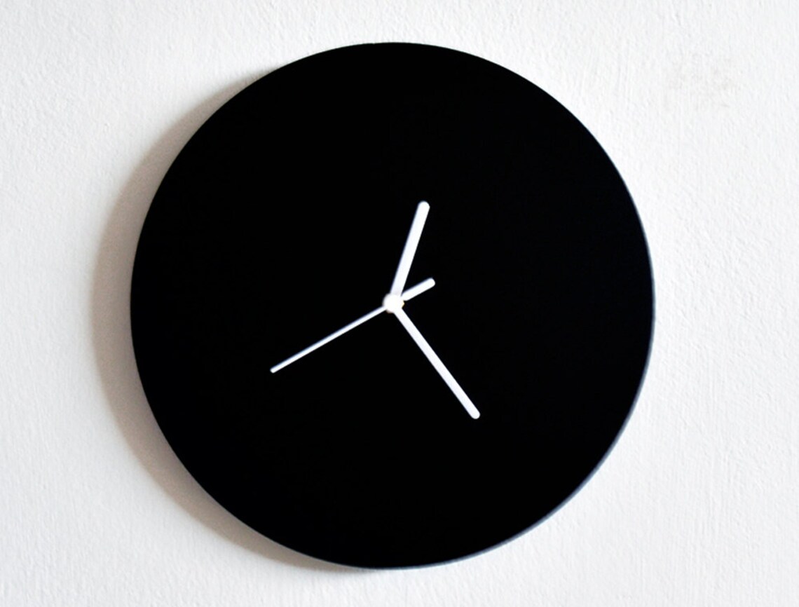 Simply Circle Modern Wall Clock - Etsy