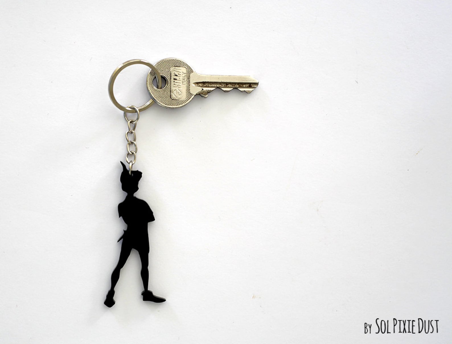 Key Chain Peter Pan Silhouette | Etsy