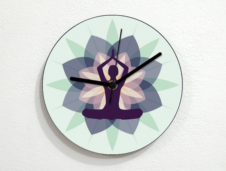 Yoga Hindu Wall Clock - Etsy