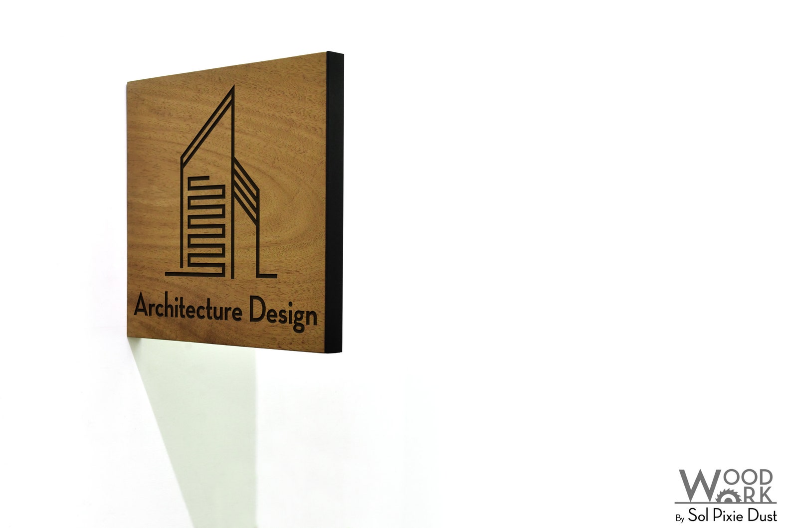 Personalized Double Sided Custom Shop Sign - Company Logo Design ...
