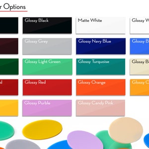 Office Door Name Plate - Orange Acrylic - Custom Wall Mounted Name ...